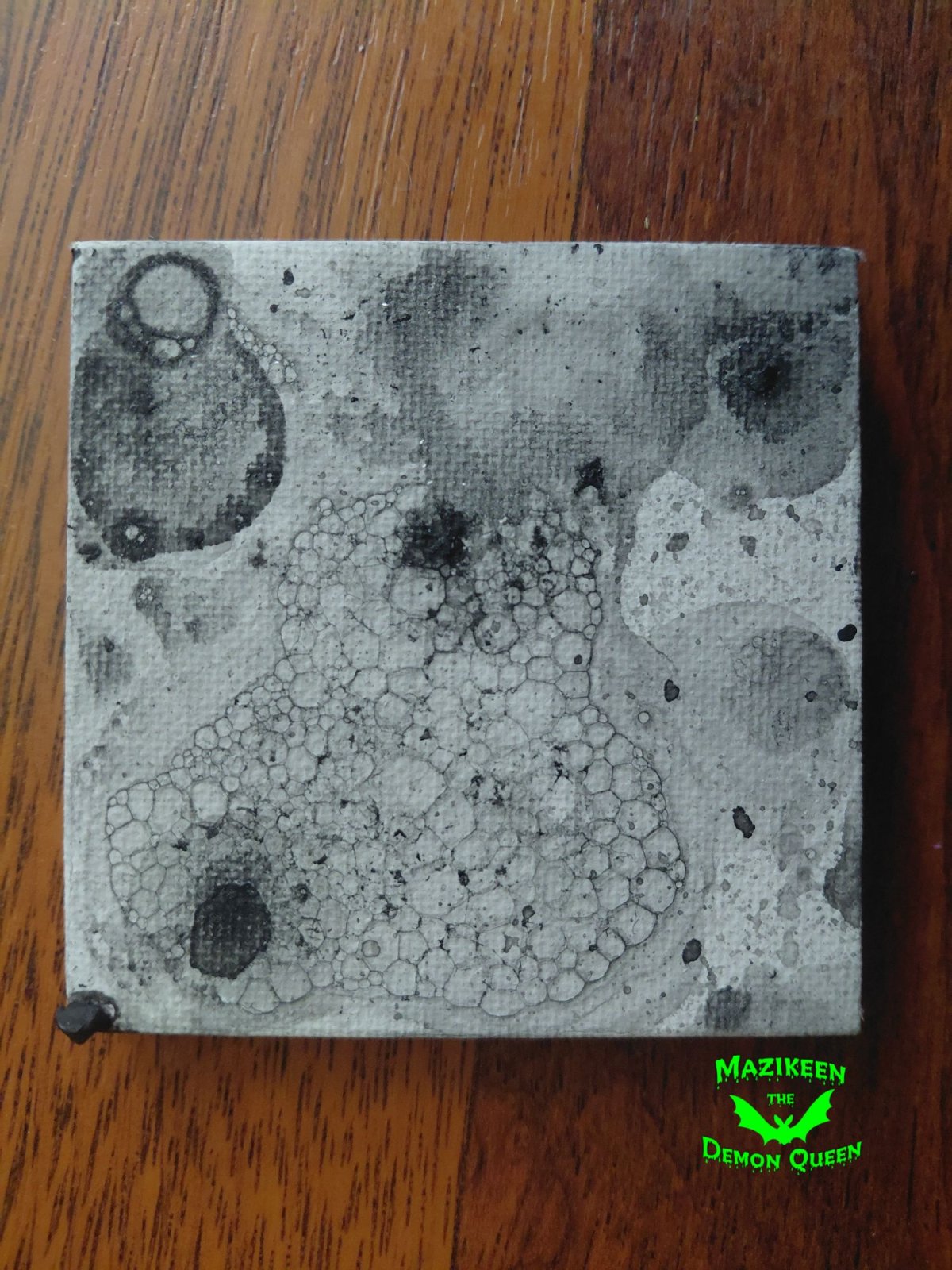 Trying out a new soapy paint technique - /c/art